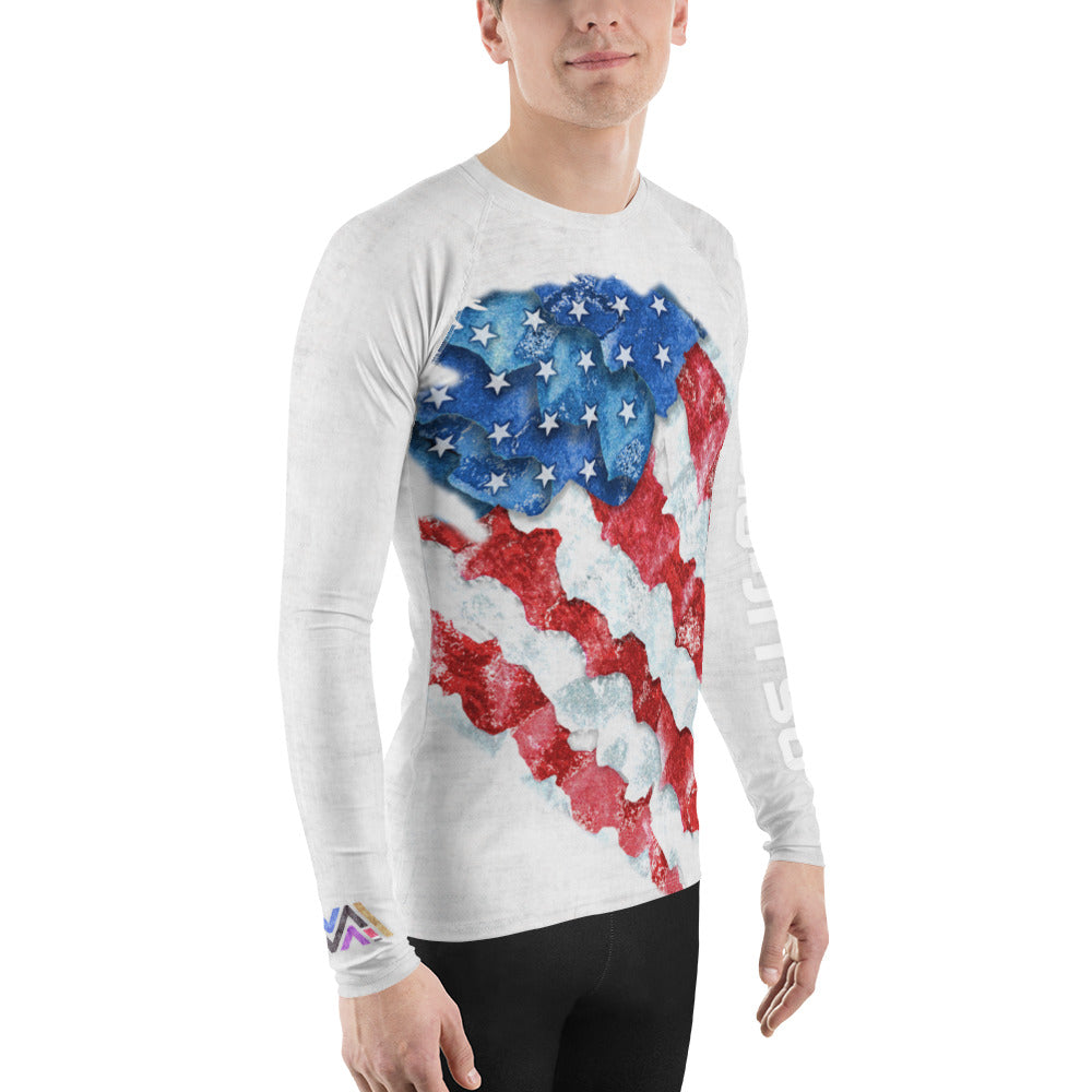 American Flag Men's Jiu-Jitsu Rash Guard – Vida Jiu-Jitsu Shop