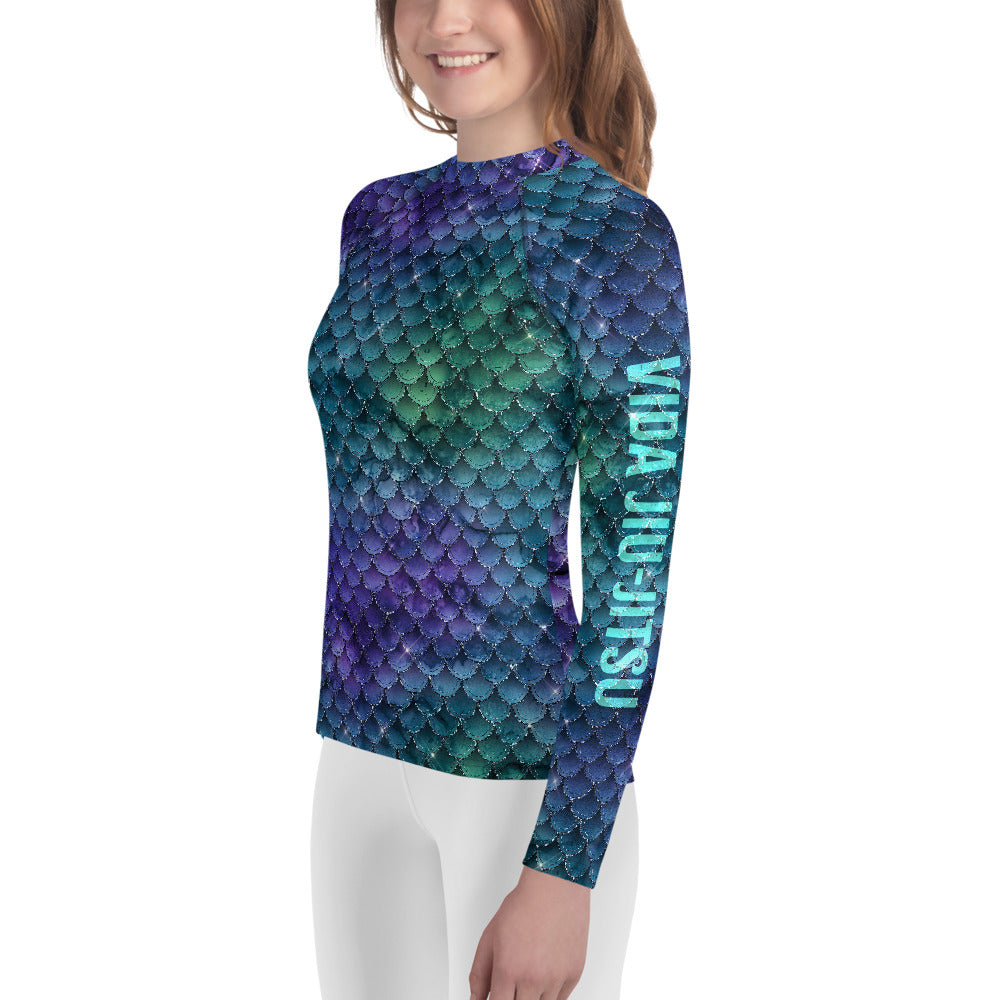 Mermaid Scales NoGi Youth Jiu-Jitsu Rash Guard – Vida Jiu-Jitsu Shop